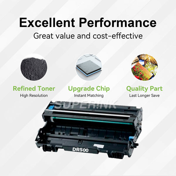 Compatible Brother Dr-500 Drum Unit by Superink - Superink.ca