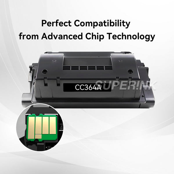 Compatible HP CC364A Black Toner Cartridge (HP 64A) By Superink ...