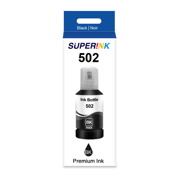 Compatible Epson T502 T502120-S Black Ink Bottle by Superink - Superink.ca