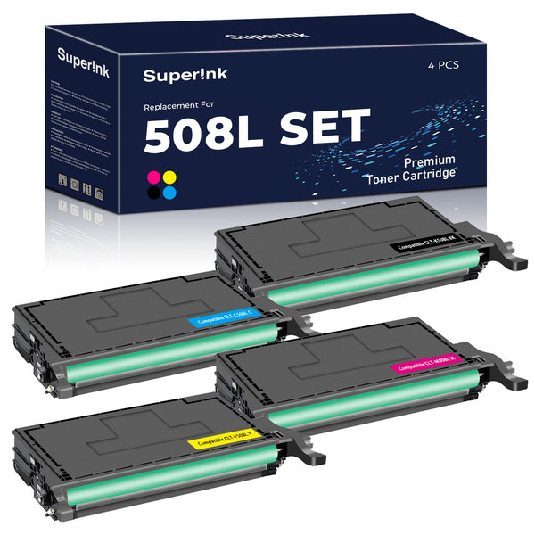 Compatible Samsung 508L Combo Toner Cartridges,High Yield By Superink ...