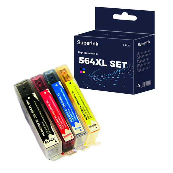 Compatible HP 564XL Ink / Inkjet Cartridge 4pcs Combo By Superink ...