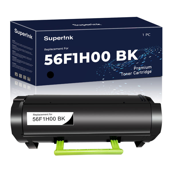 Compatible Lexmark 56F1H00 / 56F1000 Black Toner Cartridge by Superink ...