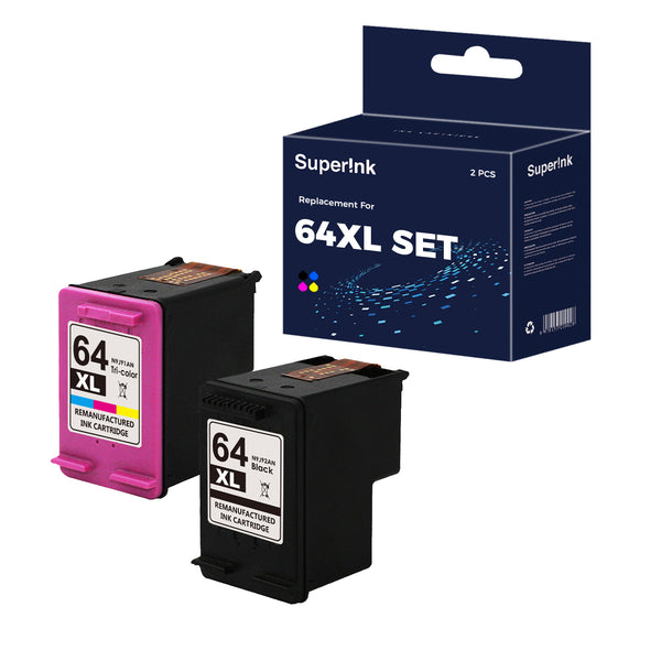 Compatible HP 64XL Ink Cartridge Combo - Superink.ca