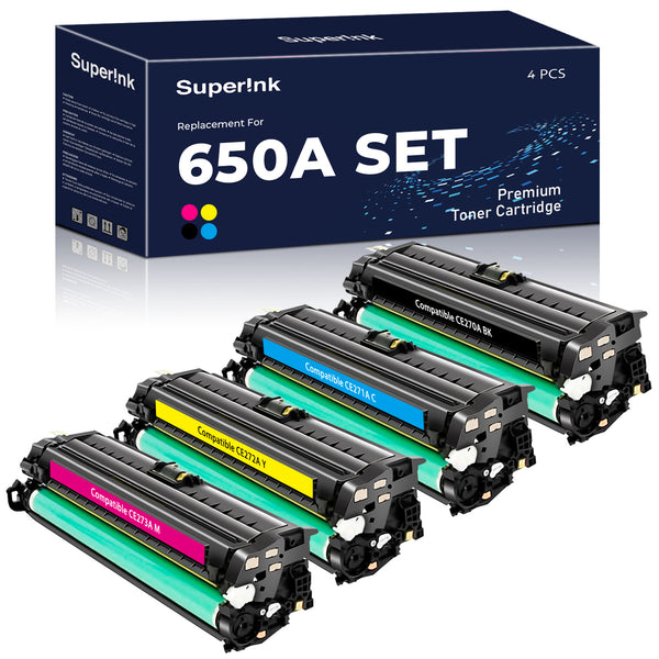 Compatible HP 650A Combo Toner Cartridge By Superink - Superink.ca