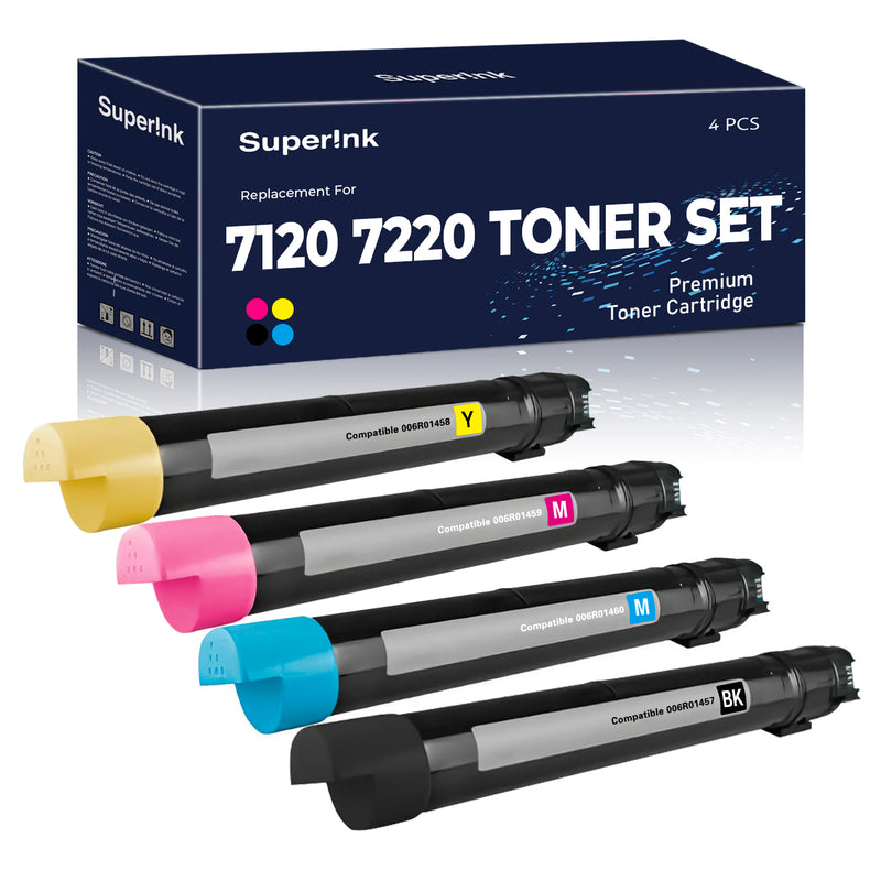 Compatible Xerox WorkCentre 7120/7125, 7220/7225 Toner Cartridge Combo ...