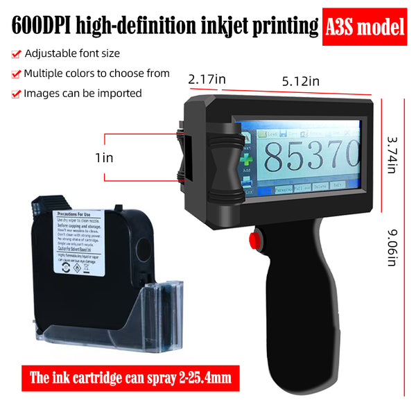 Handheld Printer Printer 25.4mm Print Height - Superink.ca