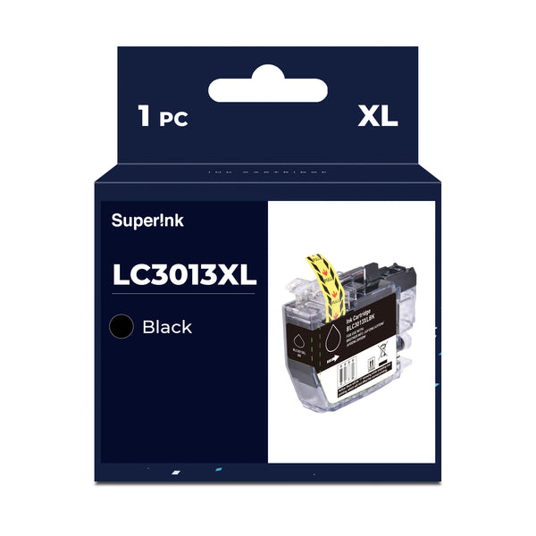 Compatible Brother LC3013 XL / LC3013 Black Ink Cartridge by Superink ...
