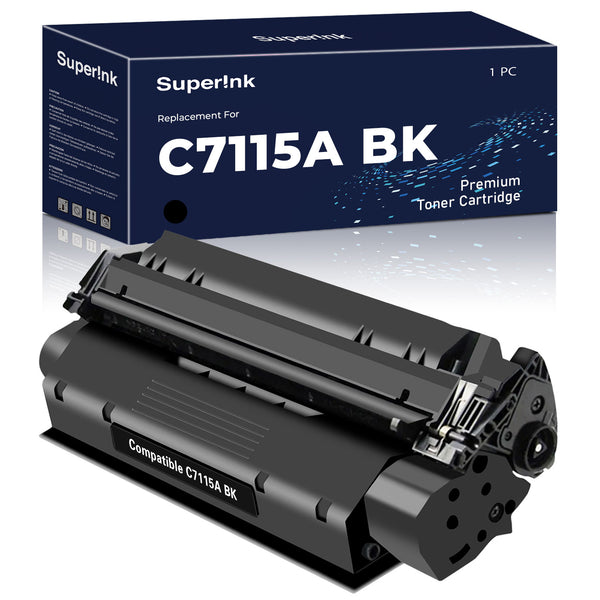 Compatible HP 15A (C7115A) Black Toner Cartridge By Superink - Superink.ca