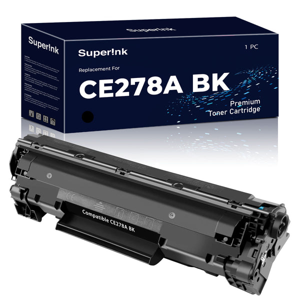 Compatible HP CE278A Black Toner Cartridge (HP 78A) - Superink.ca