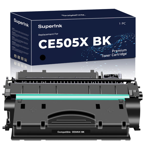 Compatible HP CE505X Black Toner Cartridge (HP 05X) By Superink ...