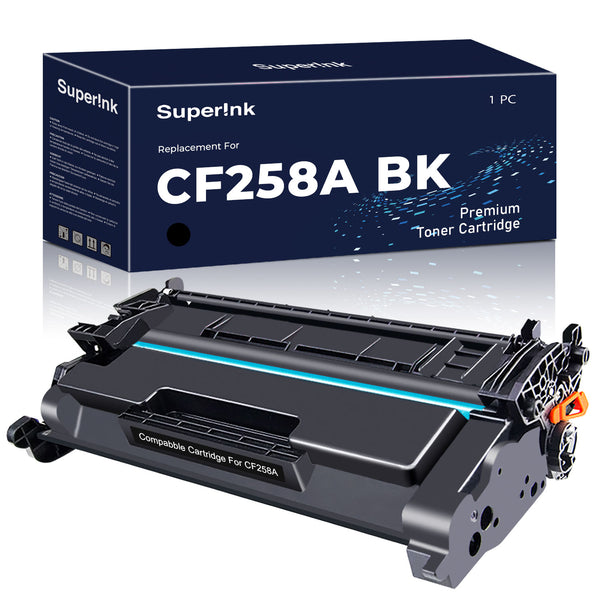 Compatible HP CF258A With Chip Black Toner by Superink - Superink.ca