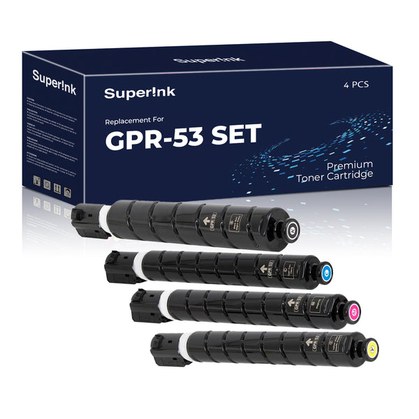 Compatible Canon GPR-53 Toner Cartridge Combo BK/C/M/Y - Superink.ca