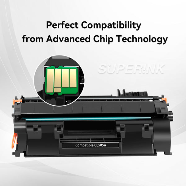 Compatible HP CE505A Black Toner Cartridge (HP 05A) - Superink.ca