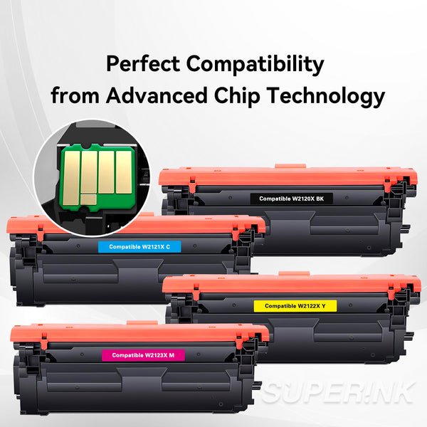 Compatible HP 212X With Chip Toner Cartridge Set - Superink.ca
