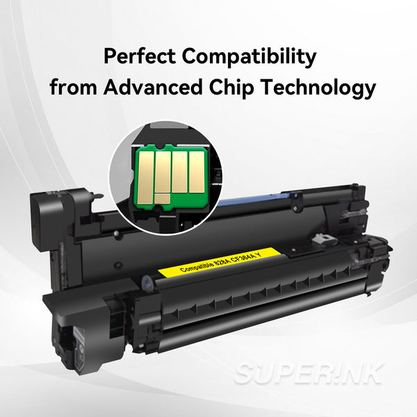 Compatible HP 828A CF364A Yellow Drum By Superink - Superink.ca