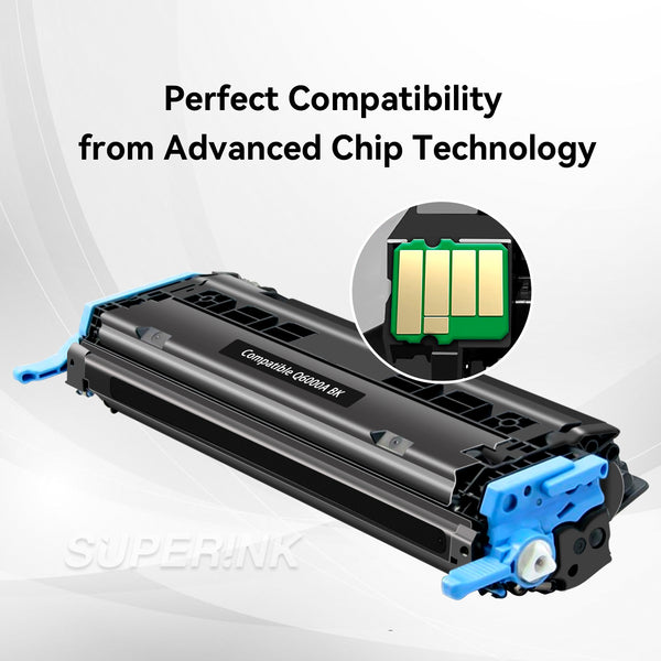 Compatible HP Q6000A Toner Cartridge Black By Superink - Superink.ca