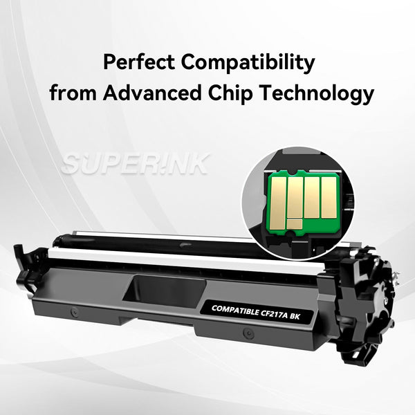 Compatible HP CF217A Black Toner Cartridge (with chip) by Superink ...