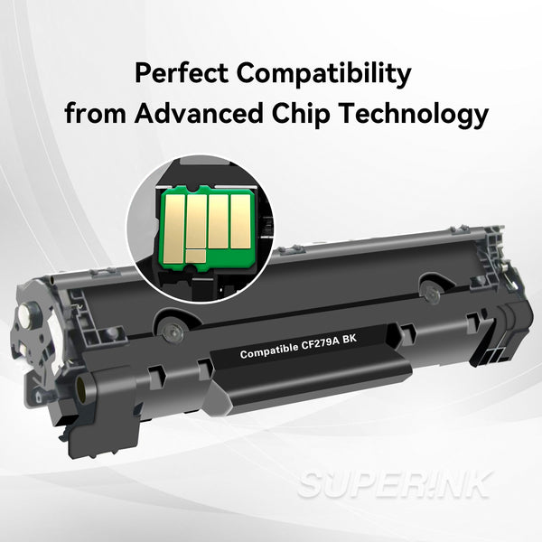 Compatible HP CF279A (79A) Toner Cartridge Black By Superink - Superink.ca