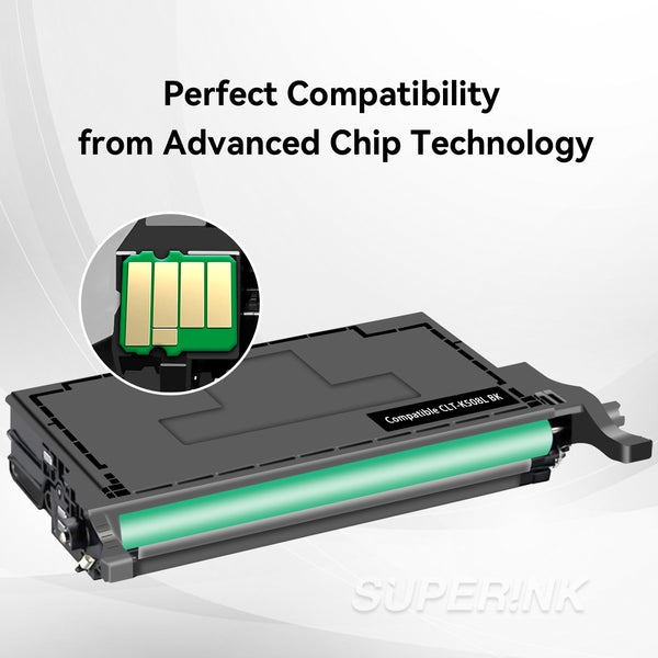 Compatible Samsung CLT-K508L Black Toner Cartridge By Superink - Superink.ca