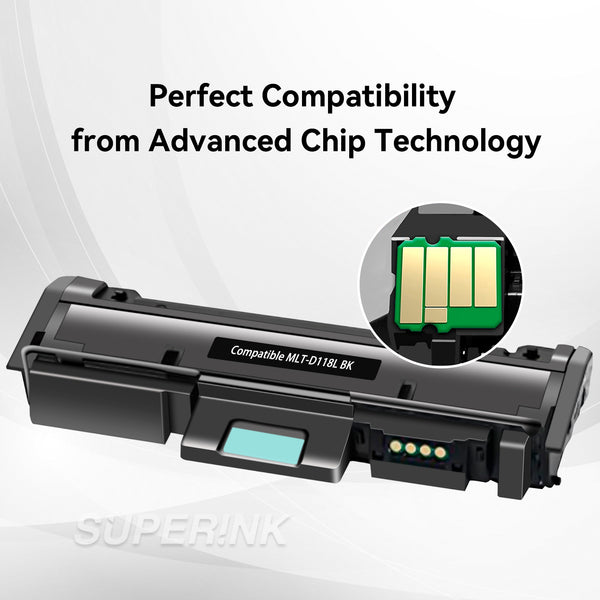 Compatible Samsung 118L / MLT-D118L Black Toner Cartridge - Superink.ca