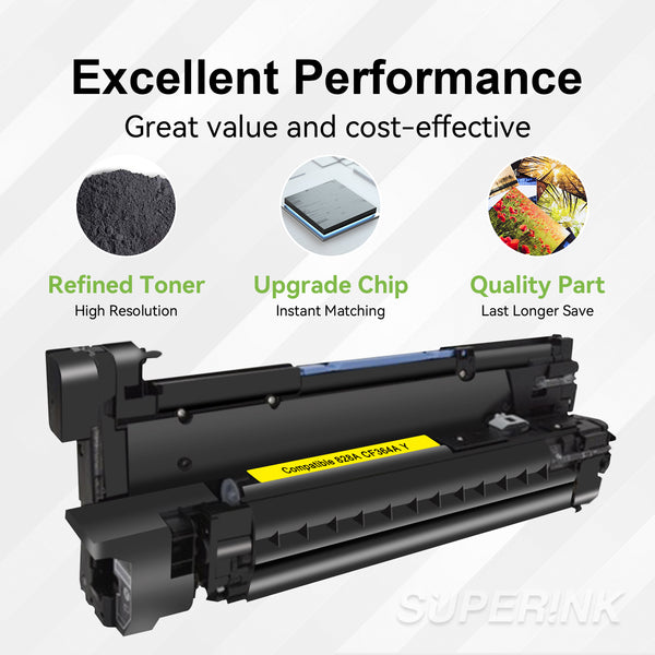 Compatible HP 828A CF364A Yellow Drum By Superink - Superink.ca