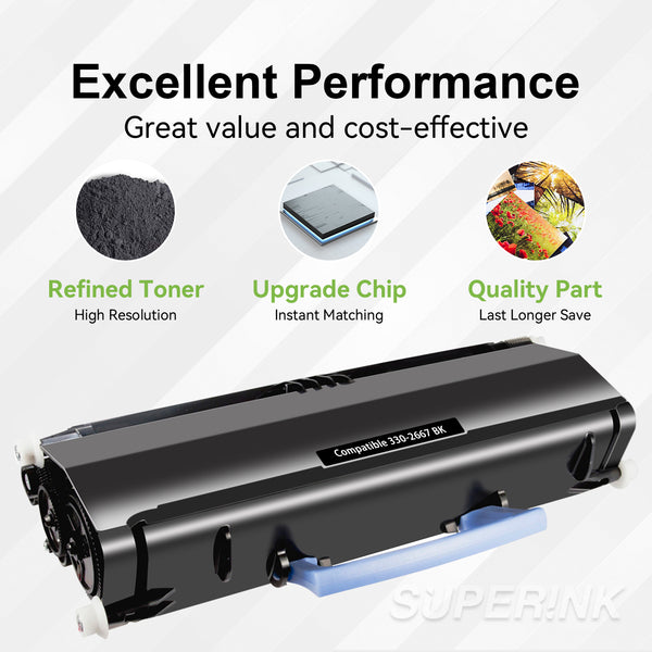 Compatible Dell 2330 / 2350 / 330-2667 Toner Cartridge 6K By Superink ...