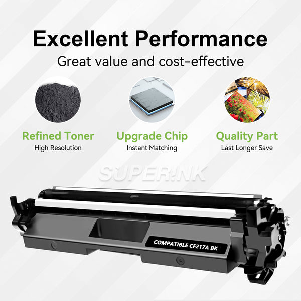 Compatible HP CF217A Black Toner Cartridge (with chip) by Superink ...