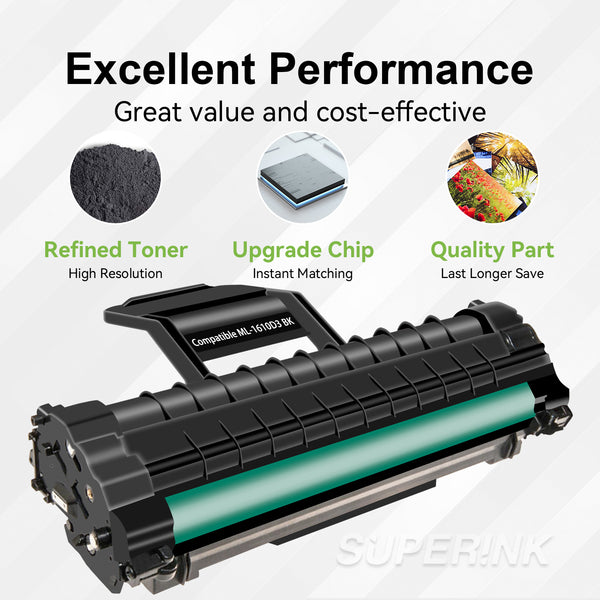 Compatible Samsung ML-1610D3 Black Toner Cartridge - Superink.ca