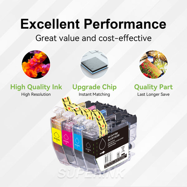 Compatible Brother LC3013 XL / LC3013 Combo Ink Cartridge - Superink.ca