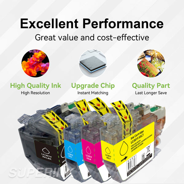 Compatible Brother LC3019XXL LC3019 Combo Ink Cartridge - Superink.ca