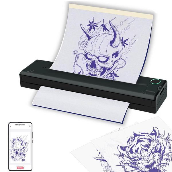 Portable Tattoo Printer A4 Bluetooth Ready - Superink.ca