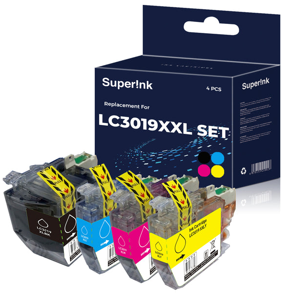 Compatible Brother LC3019XXL LC3019 Combo Ink Cartridge - Superink.ca