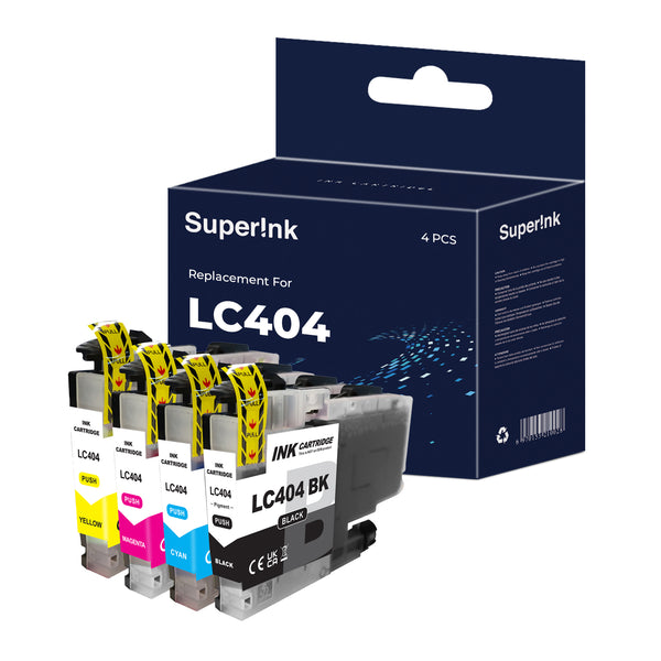 Compatible Brother LC404 Ink Cartridge Combo by Superink - Superink.ca