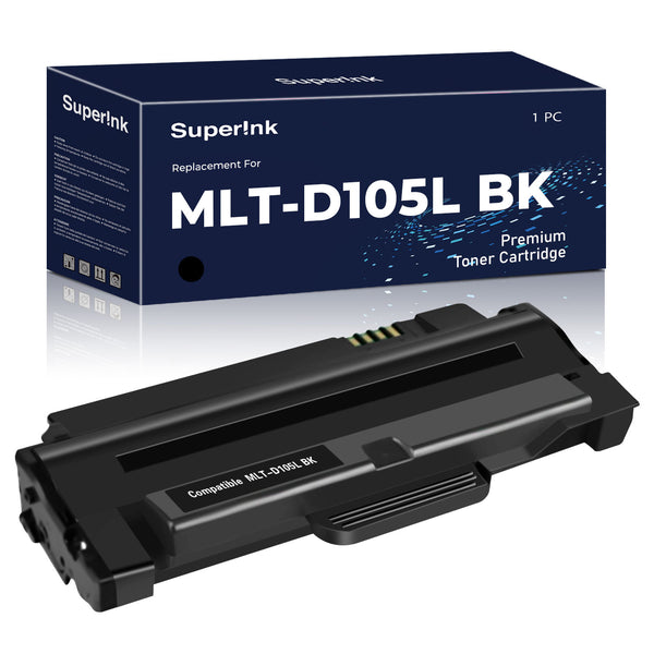 Compatible Samsung MLT-D105L Black Toner Cartridge By Superink - Superink.ca