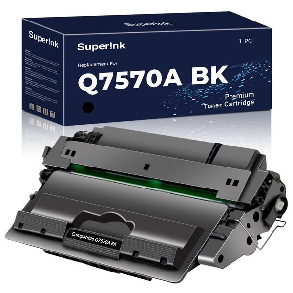 Compatible HP Q7570A Black Toner Cartridge (HP 70A) By Superink ...