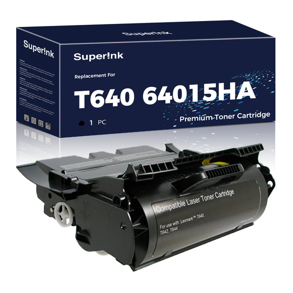 Compatible Lexmark T640 / T644 / 64015HA Toner Cartridge By Superink ...