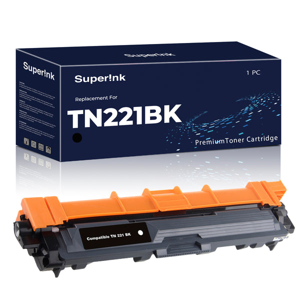 Compatible Brother TN-221 Black Toner Cartridge High Yield by Superink ...