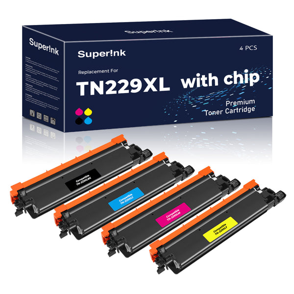 Compatible Brother TN229XL Combo Toner WITH CHIP by Superink - Superink.ca