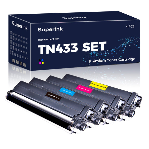 Compatible Brother TN433 Combo Toner Cartridge High Yield By Superink ...
