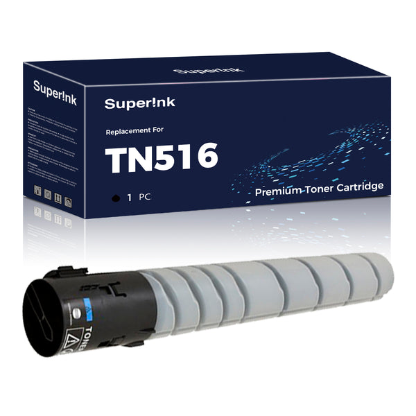 Compatible Konica Minolta TN516 AAJ7030 Black Cartridge by Superink ...