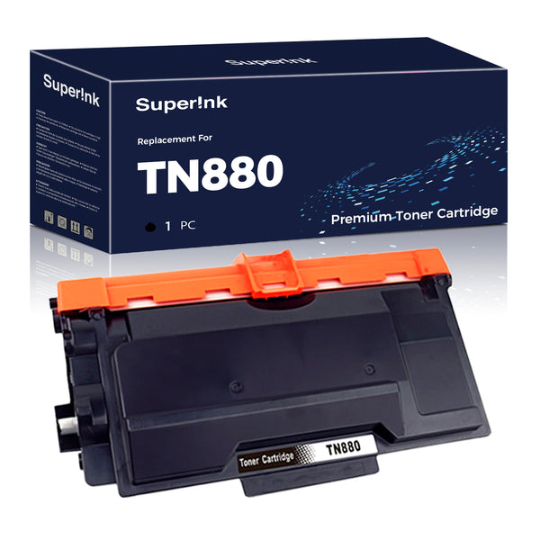 Compatible Brother TN-880 Black Toner Cartridge,High Yield By Superink ...