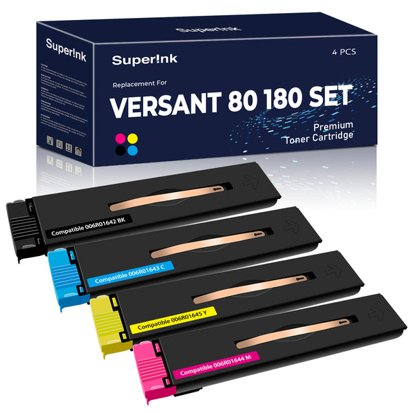 Compatible Xerox Versant 80 Toner Cartridge Combo BK/C/M/Y By Superink ...