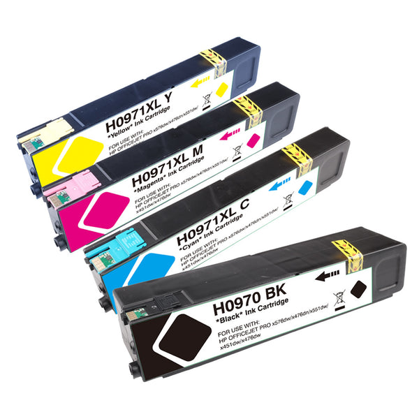 Compatible HP 970XL / 971XL Ink Cartridge Combo By Superink, High Yiel ...